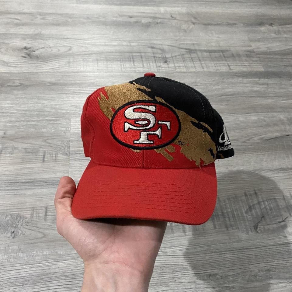 Vintage Vintage 90s San Francisco 49ers logo athletic splash hat | Grailed