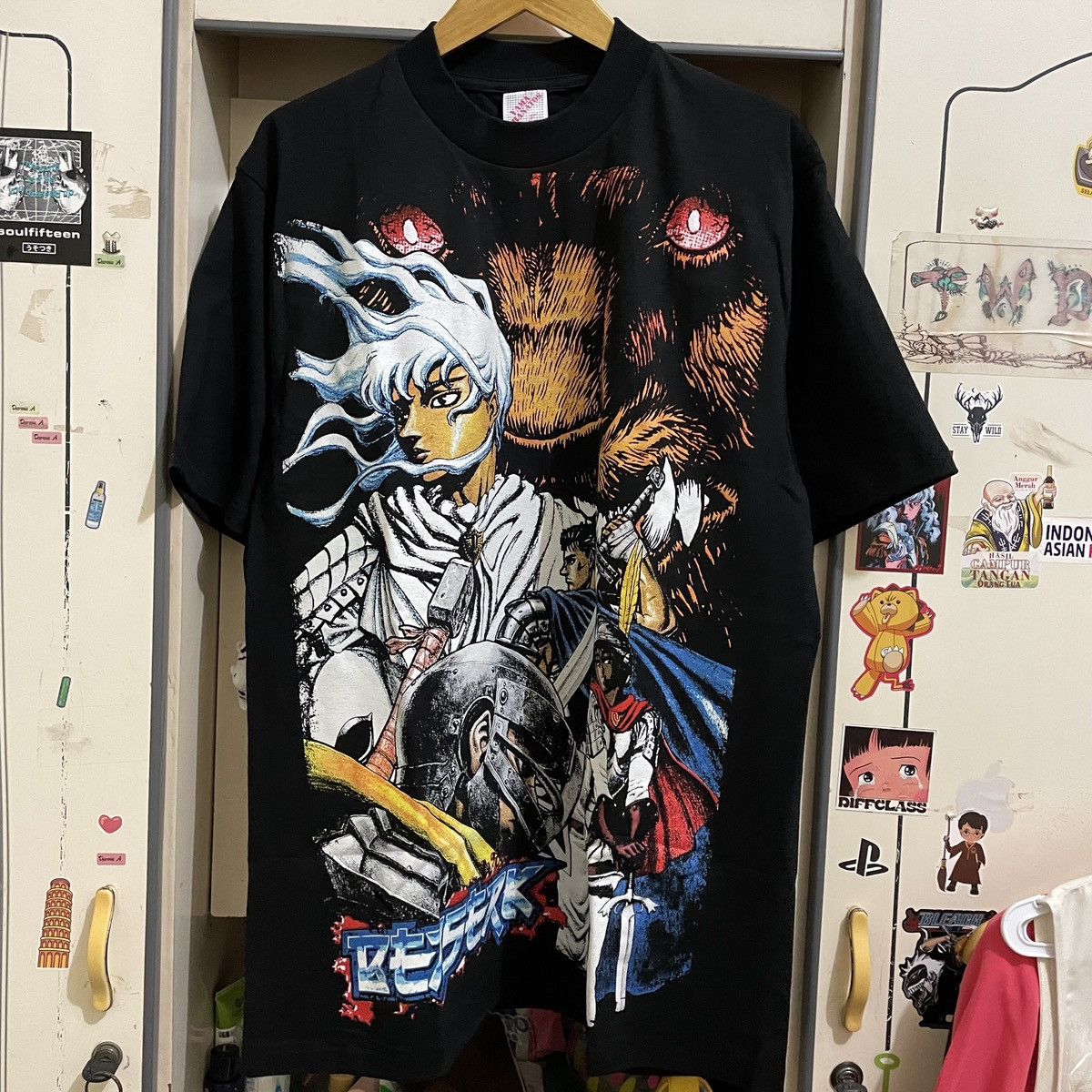 Very Rare Berserk Griffith Guts Femto Tee Manga Fans Made T shirt | Grailed