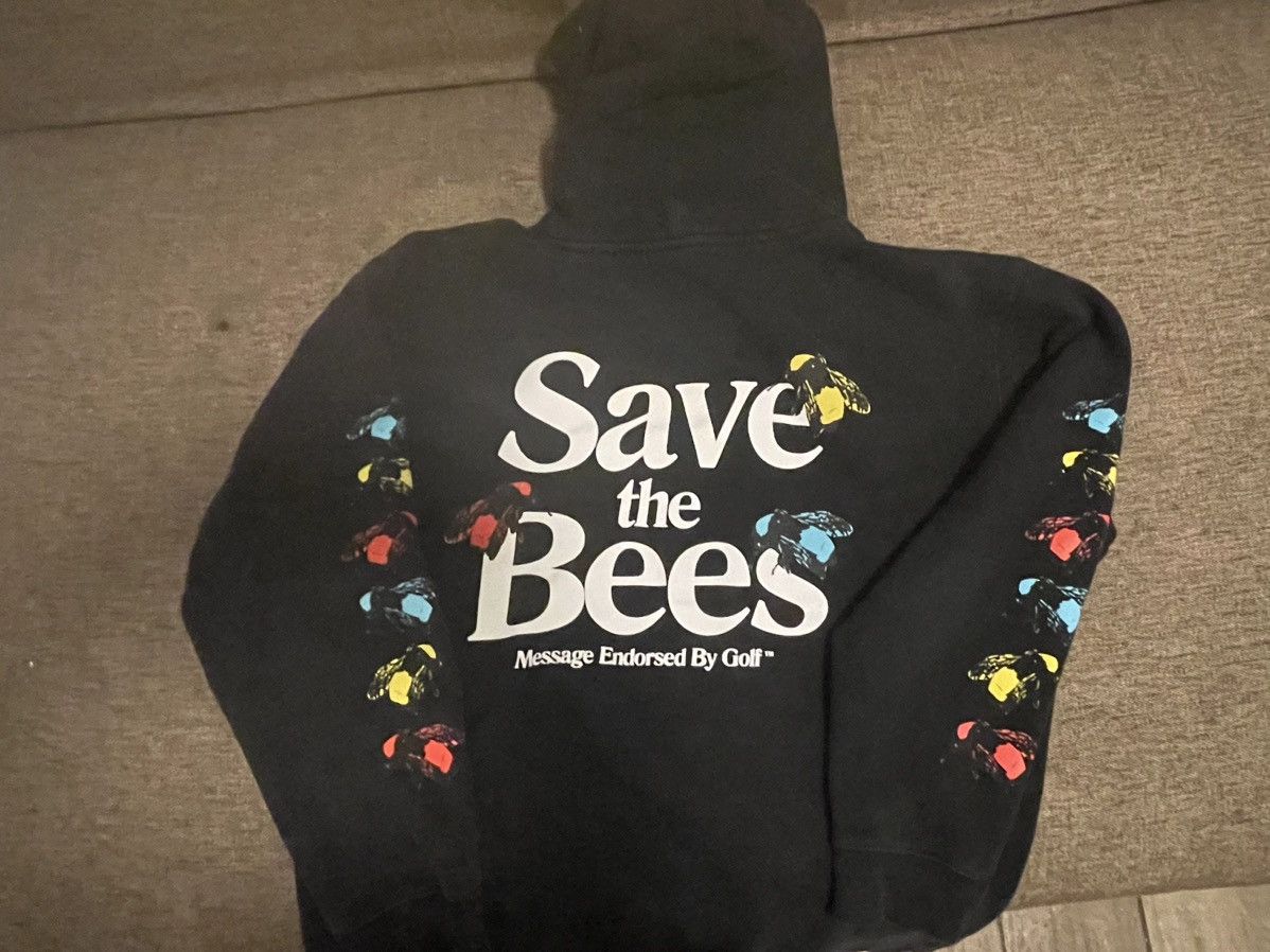 Golf Wang Golf Wang Save the Bees Flowerboy Black Hoodie | Grailed