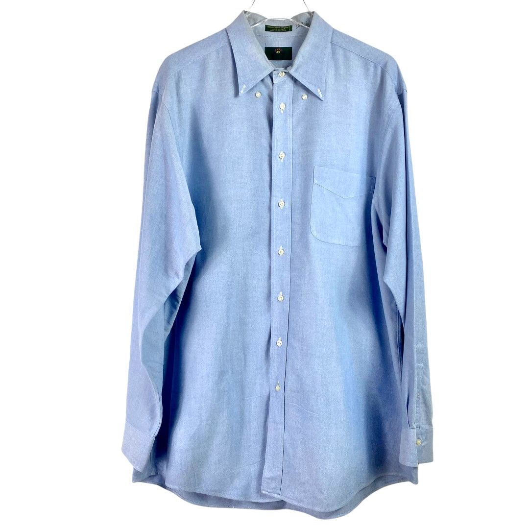Club Room CLUB ROOM Vintage Blue Plain Button Down Shirt | Grailed