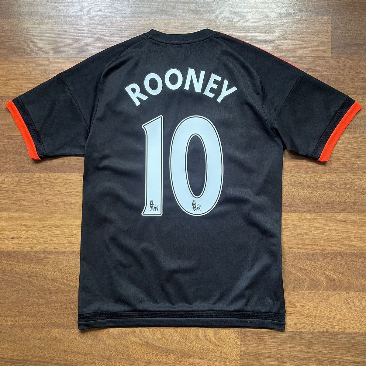 Adidas MANCHESTER UNITED 2015/2016 FOOTBALL THIRD JERSEY #10 ROONEY ...