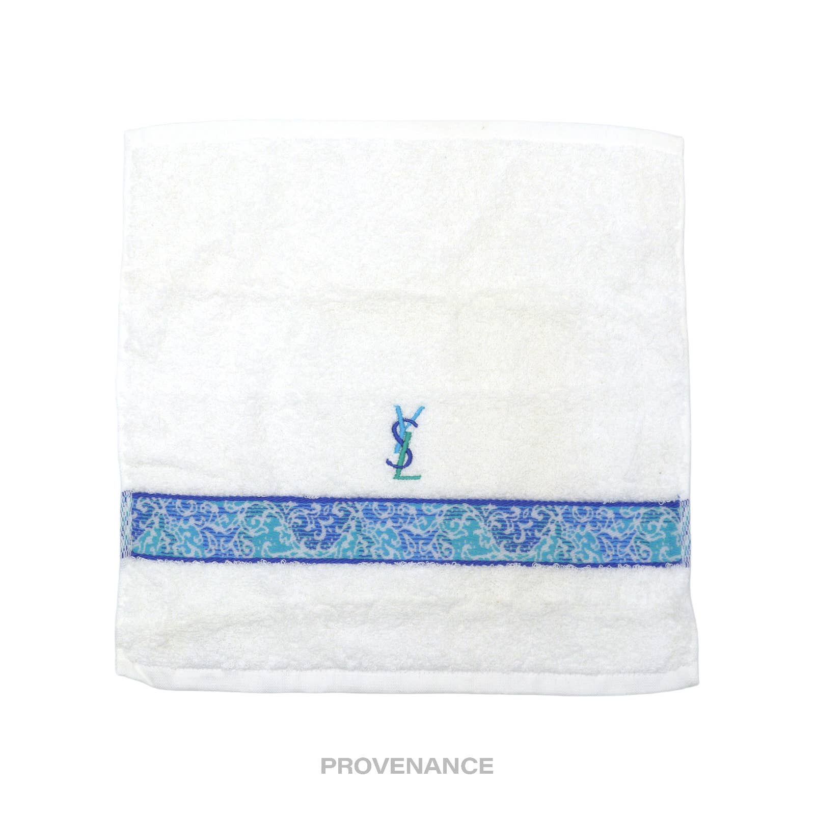 Yves Saint Laurent 🔴 Yves Saint Laurent YSL Face Towel - White French ...