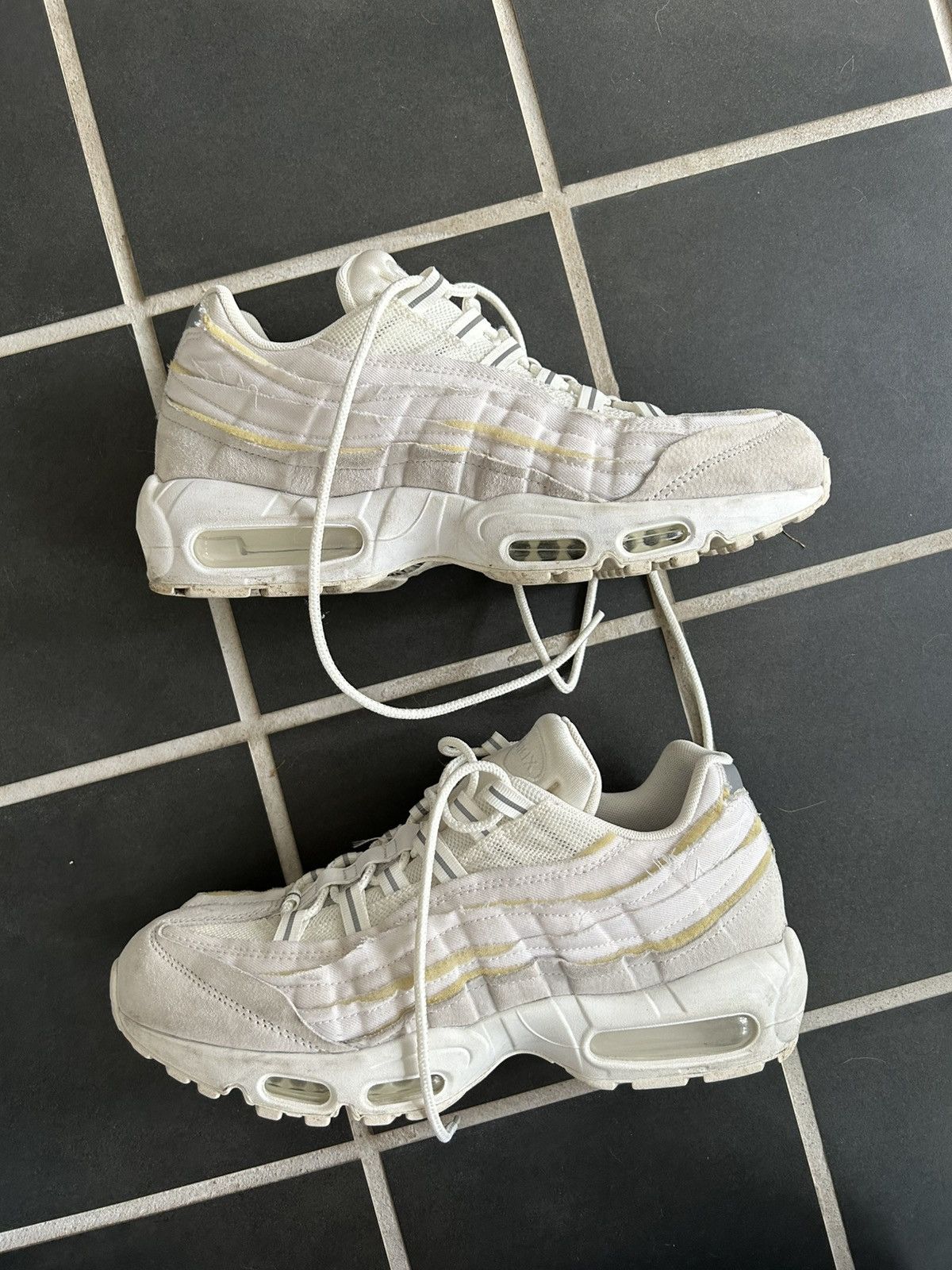 Comme des Garcons × Nike Nike x CdG - Air Max 95 - White | Grailed