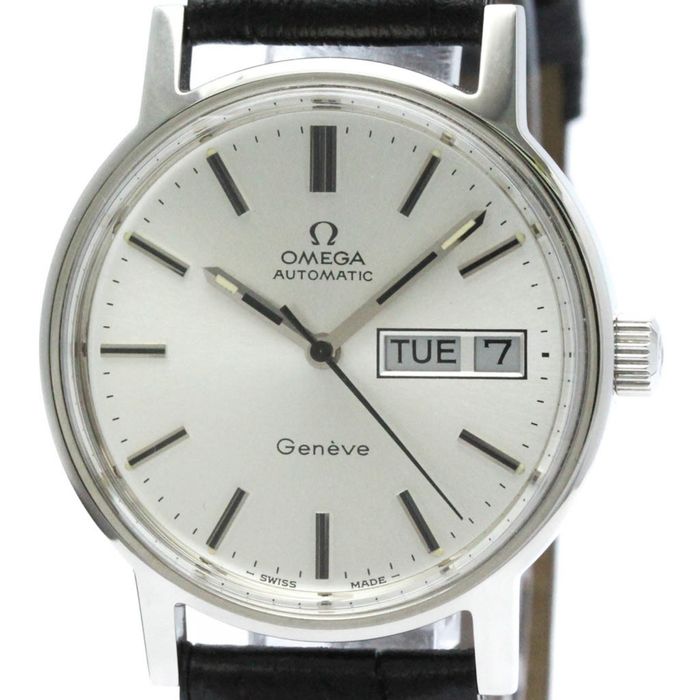 Omega Vintage OMEGA Geneve Day Date Cal 1022 Automatic Mens Watch 166. ...