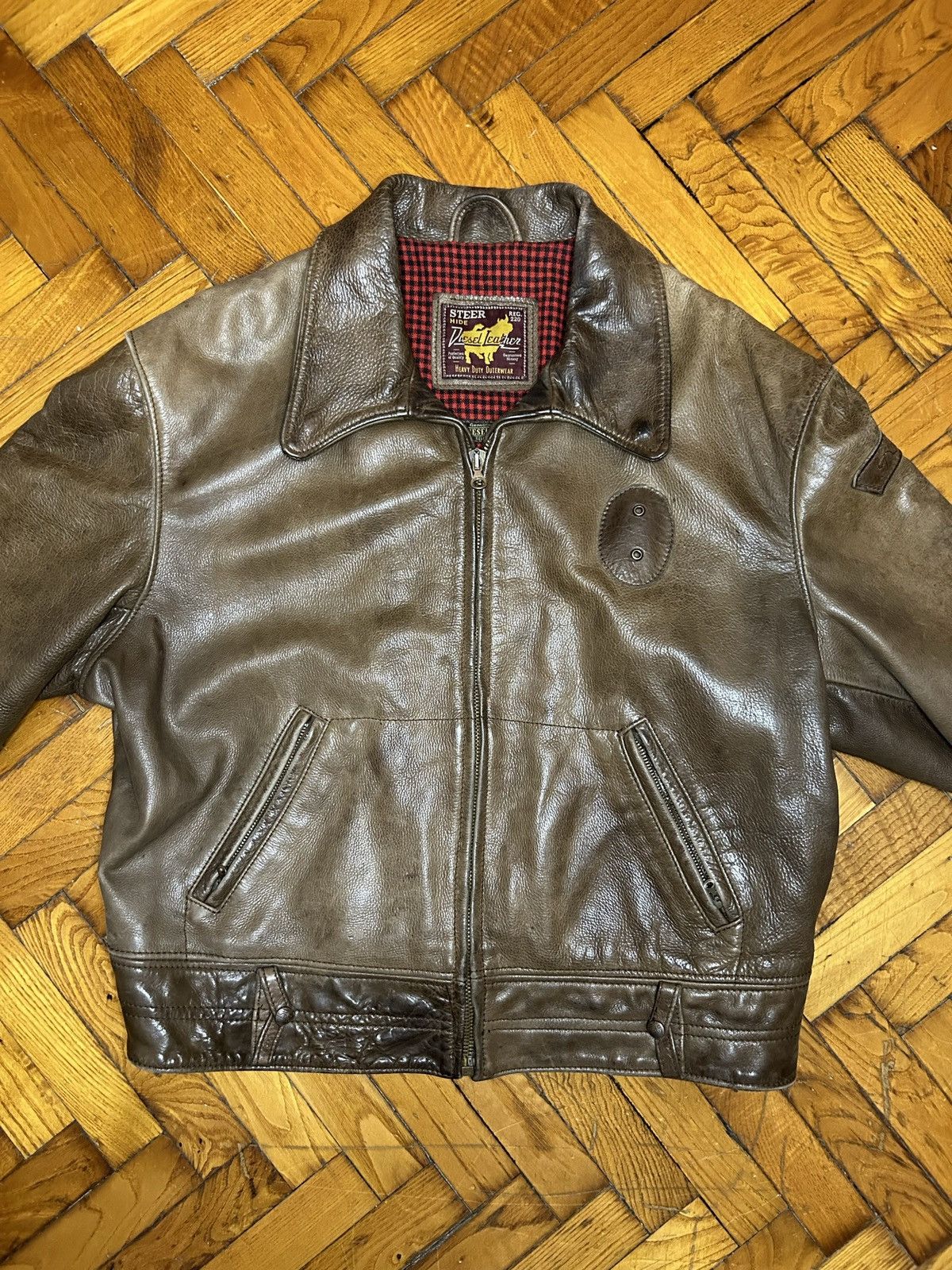 Diesel Diesel Steerhide leather motorcycle jacket | Grailed