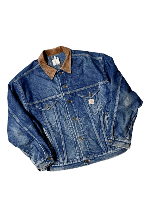 Carhartt VINTAGE CARHATT DENIM JACKET | Grailed