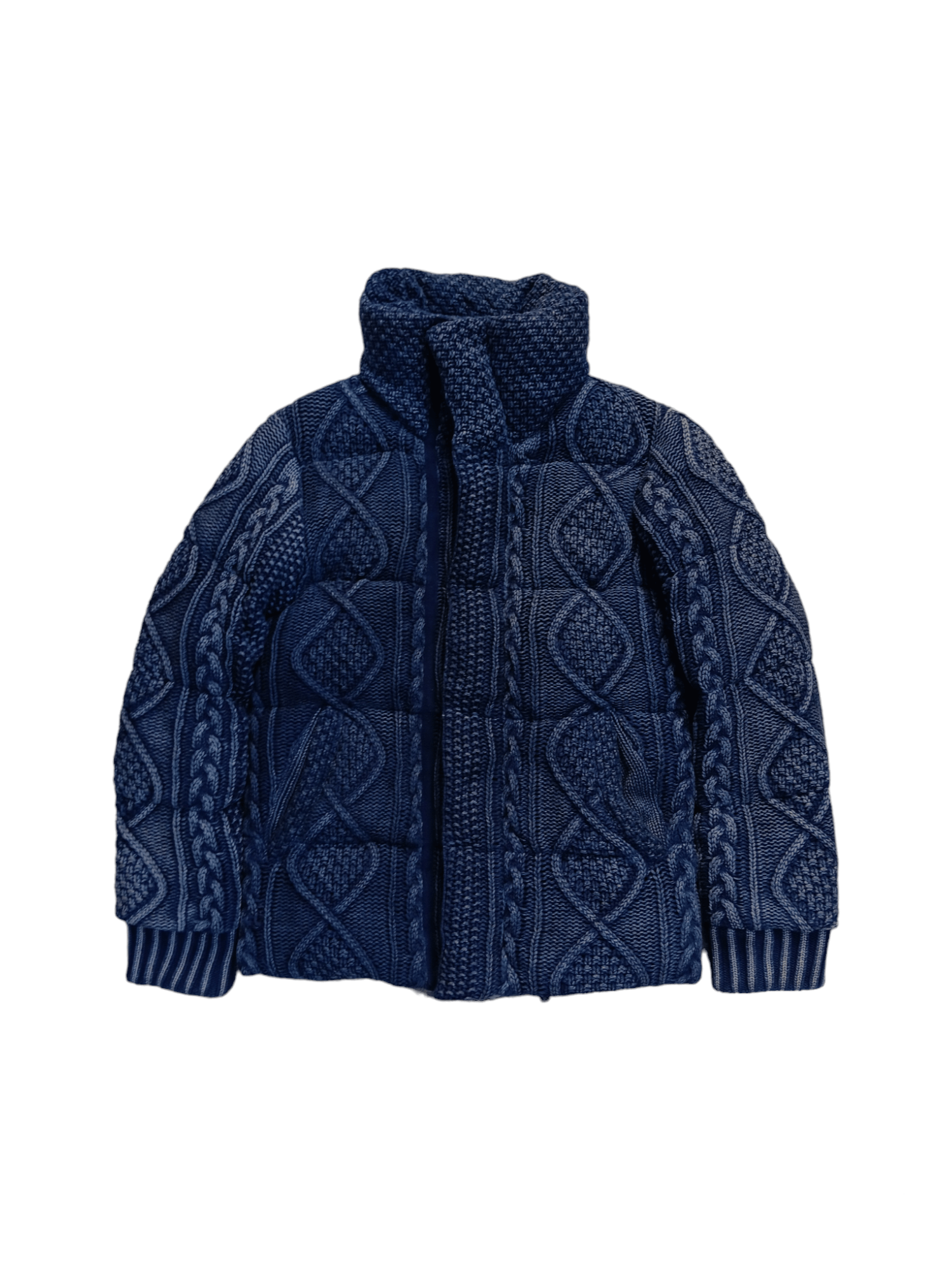 Duffer Of St George Duffer of st george knitted puffer down blue indigo ...