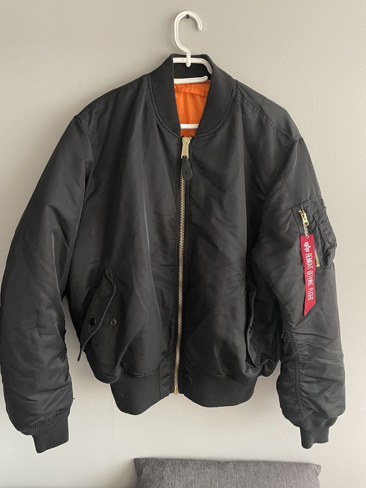 Alpha Industries Vintage Alpha Industries MA 1 Intermediate Bomber Jacket | Grailed