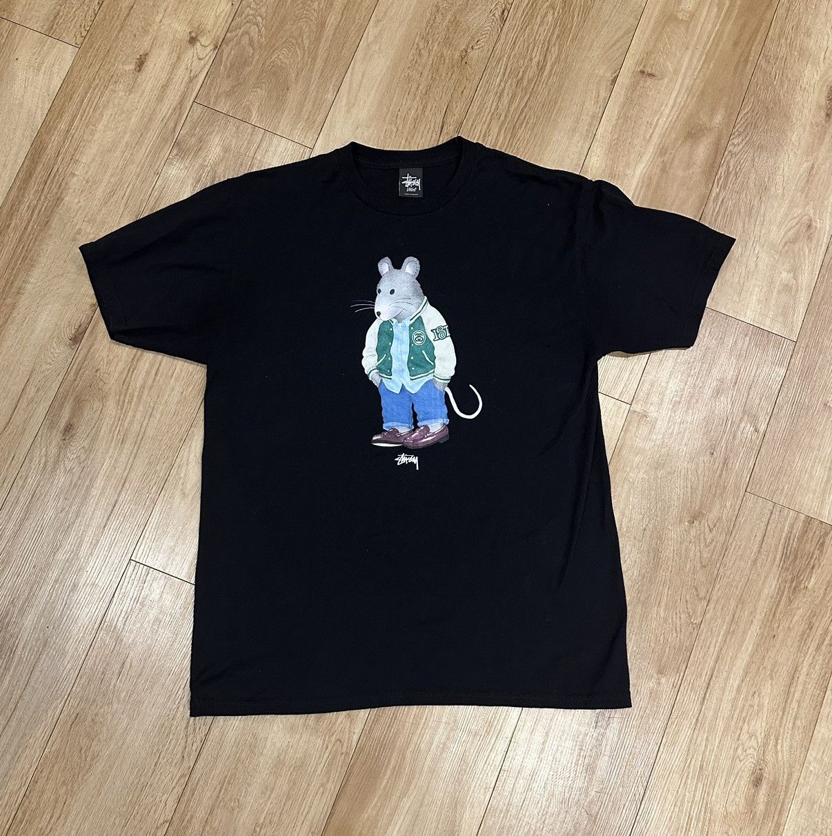 Rare × Streetwear × Stussy Stussy Prep Rat T-shirt ‘Dark Teal’ | Grailed
