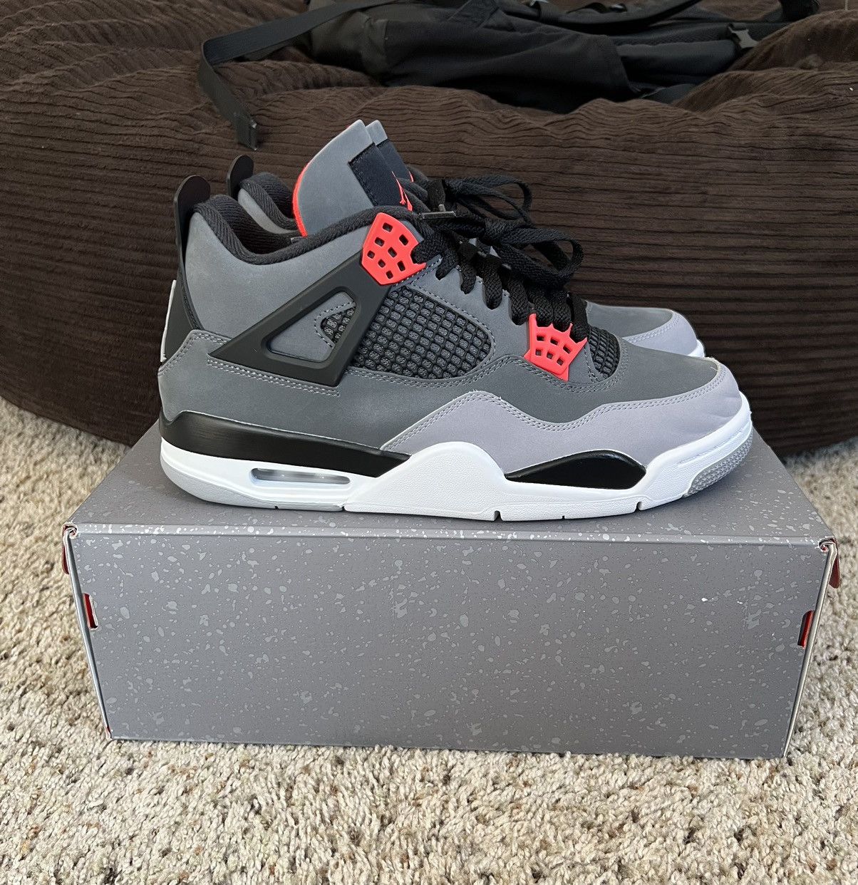 Jordan Brand × Nike Jordan Retro 4 infrared | Grailed
