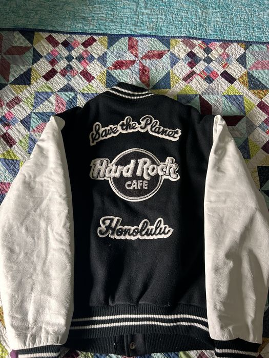 Vintage Hard Rock Cafe Hawaii Letterman Jacket | Grailed