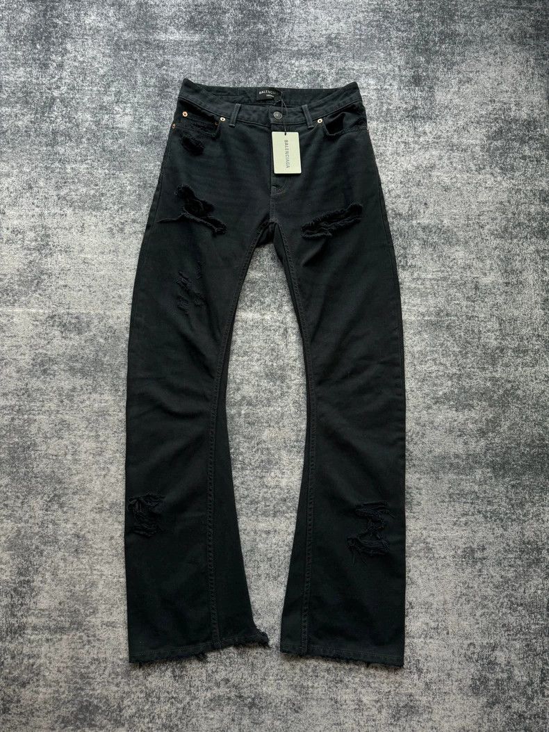 Balenciaga Balenciaga size XS Black Machete Destroy Jeans | Grailed