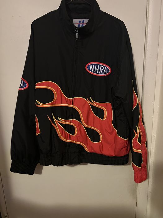 Vintage NHRA Racing Flame Jacket | Grailed