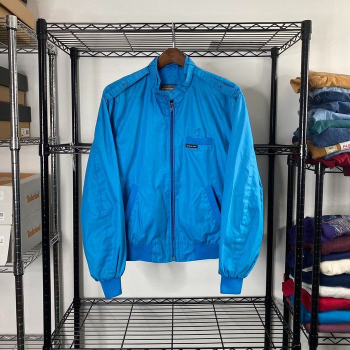 Members Only Vintage Members Only Bomber Racer Jacket Zip Up Mens | Grailed