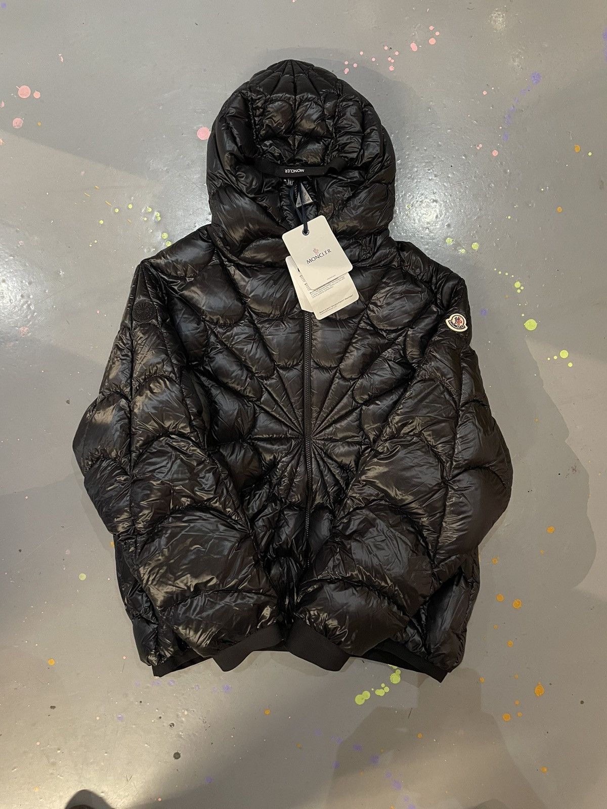 Moncler Moncler Violier Spider-Man Short Down Jacket | Grailed