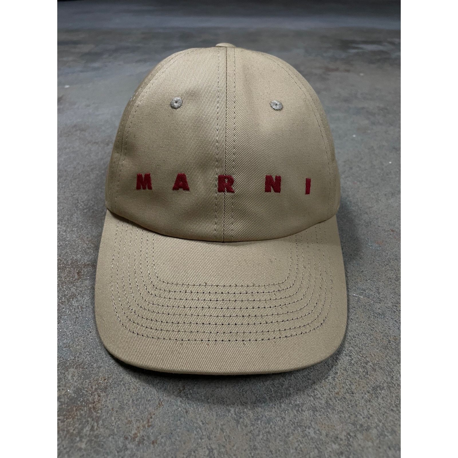 Marni Marni Cap Tan OS Used | Grailed