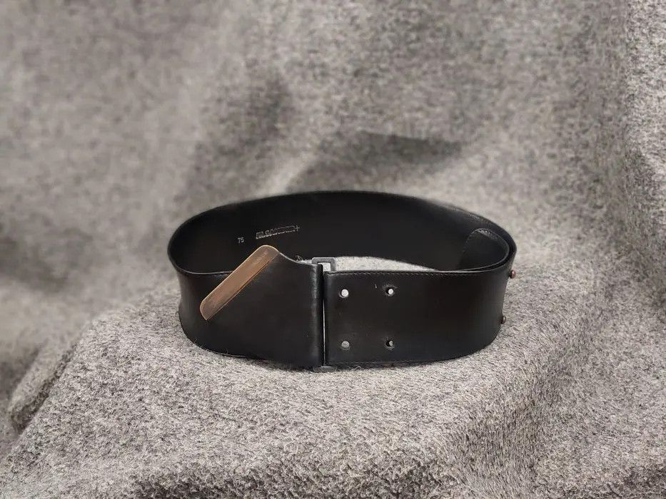 Raf Simons Vintage Jil Sander Design x Raf Simons wide Leather Belt ...