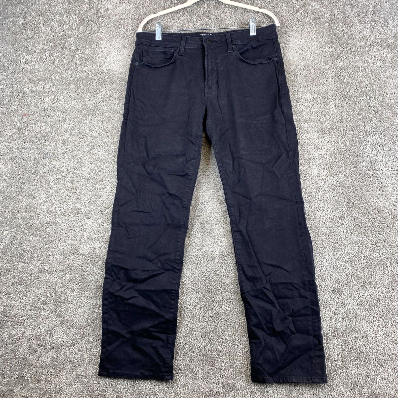 Vintage Rising Sun & Co. The Straight Fit Denim Jeans Men's 32/30 Black ...