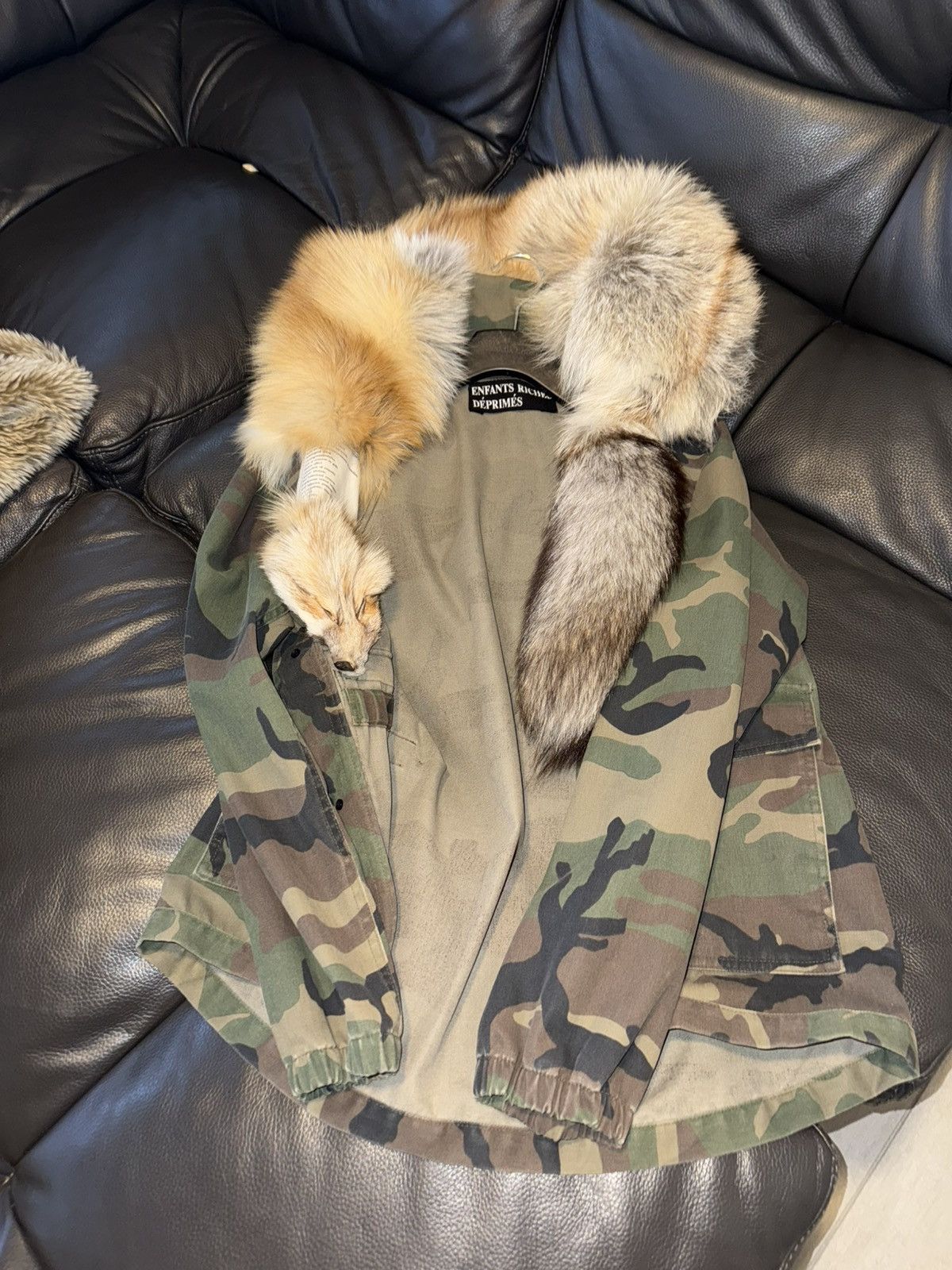 Enfants Riches Deprimes FOX TAIL CAMO PARKA (SUPER RARE) | Grailed