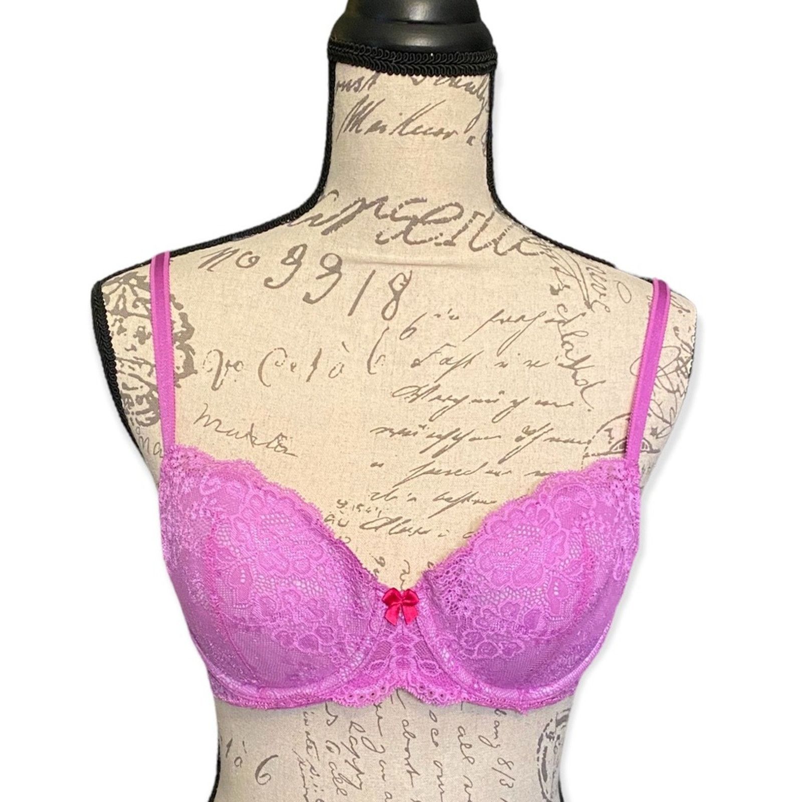Victorias Secret Victorias Secret 34c Purple Lace Dream Angels Bra