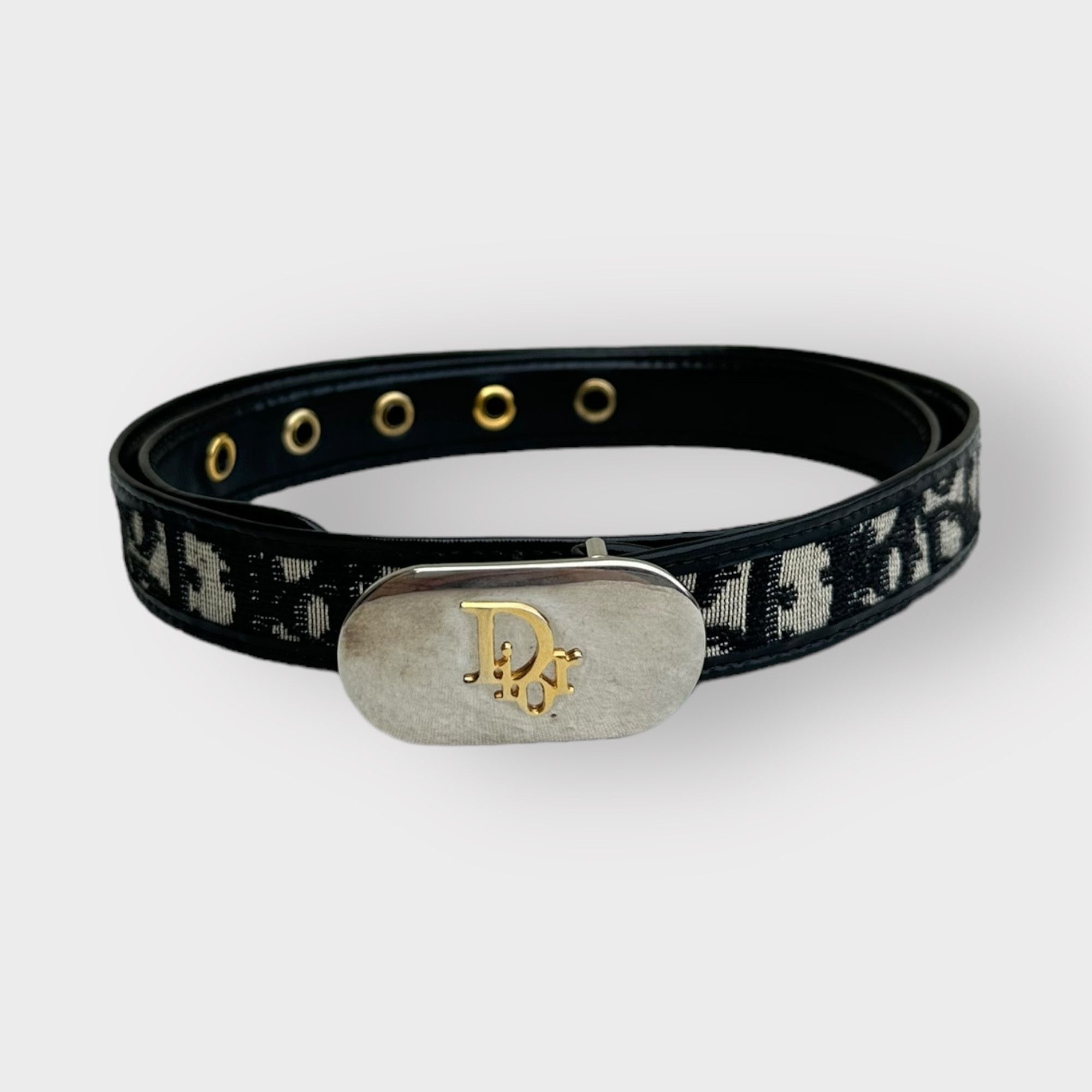 Dior Dior Belt Vintage Oblique Monogram Classic Logo Buckle | Grailed