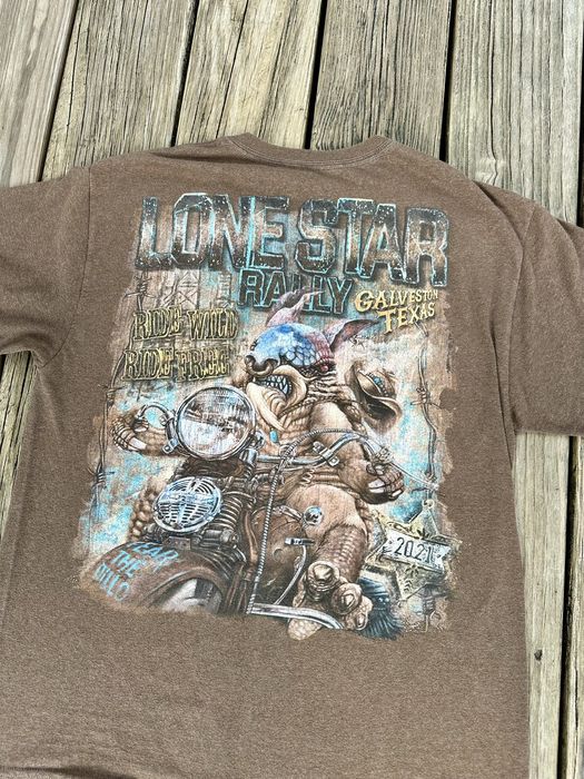 Hanes Galveston Motorcycle Rally Shirt | Grailed