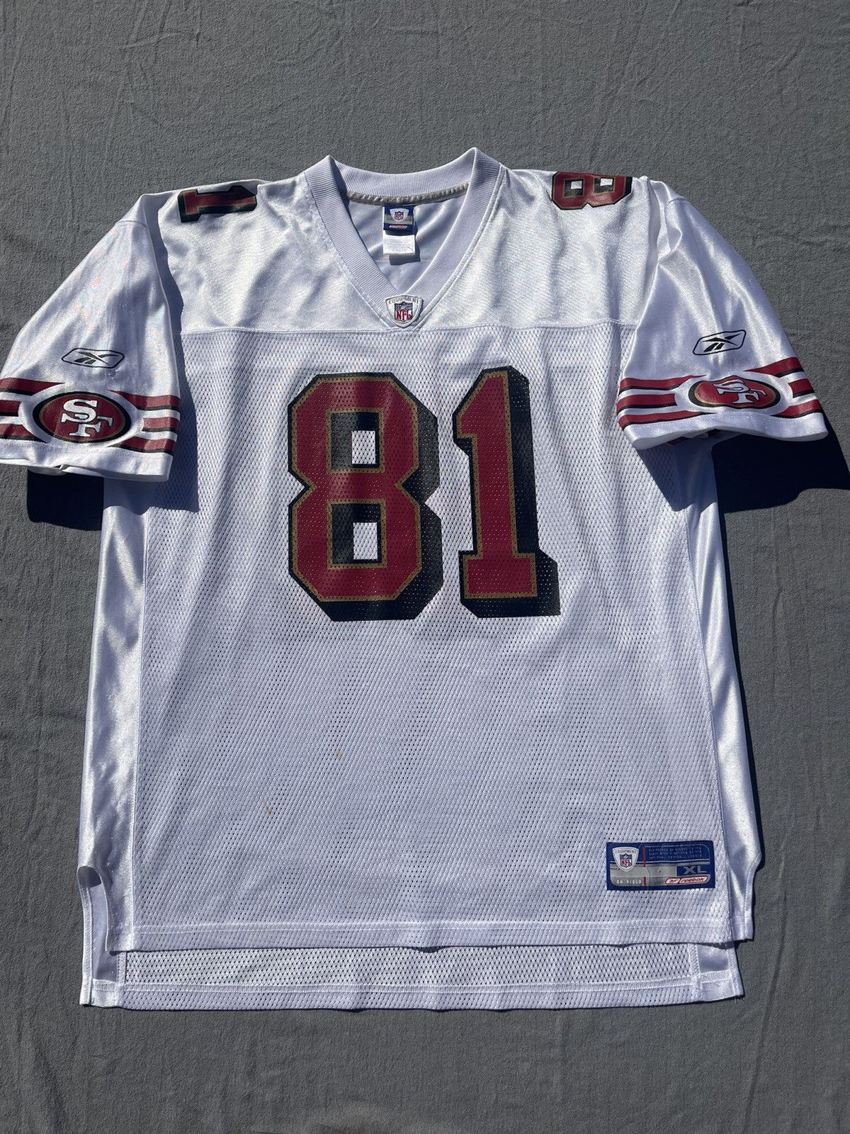 NFL × Reebok Vintage Reebok NFL San Francisco 49ers Terrell Owens ...