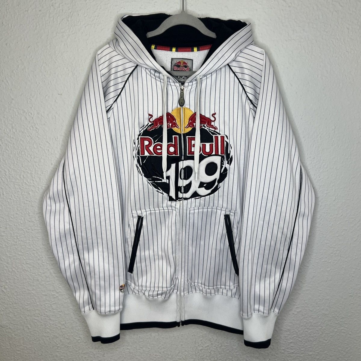 Fox Racing × Red Bull Fox Red Bull Racing Hoodie Zip Vintage Rare 199 ...