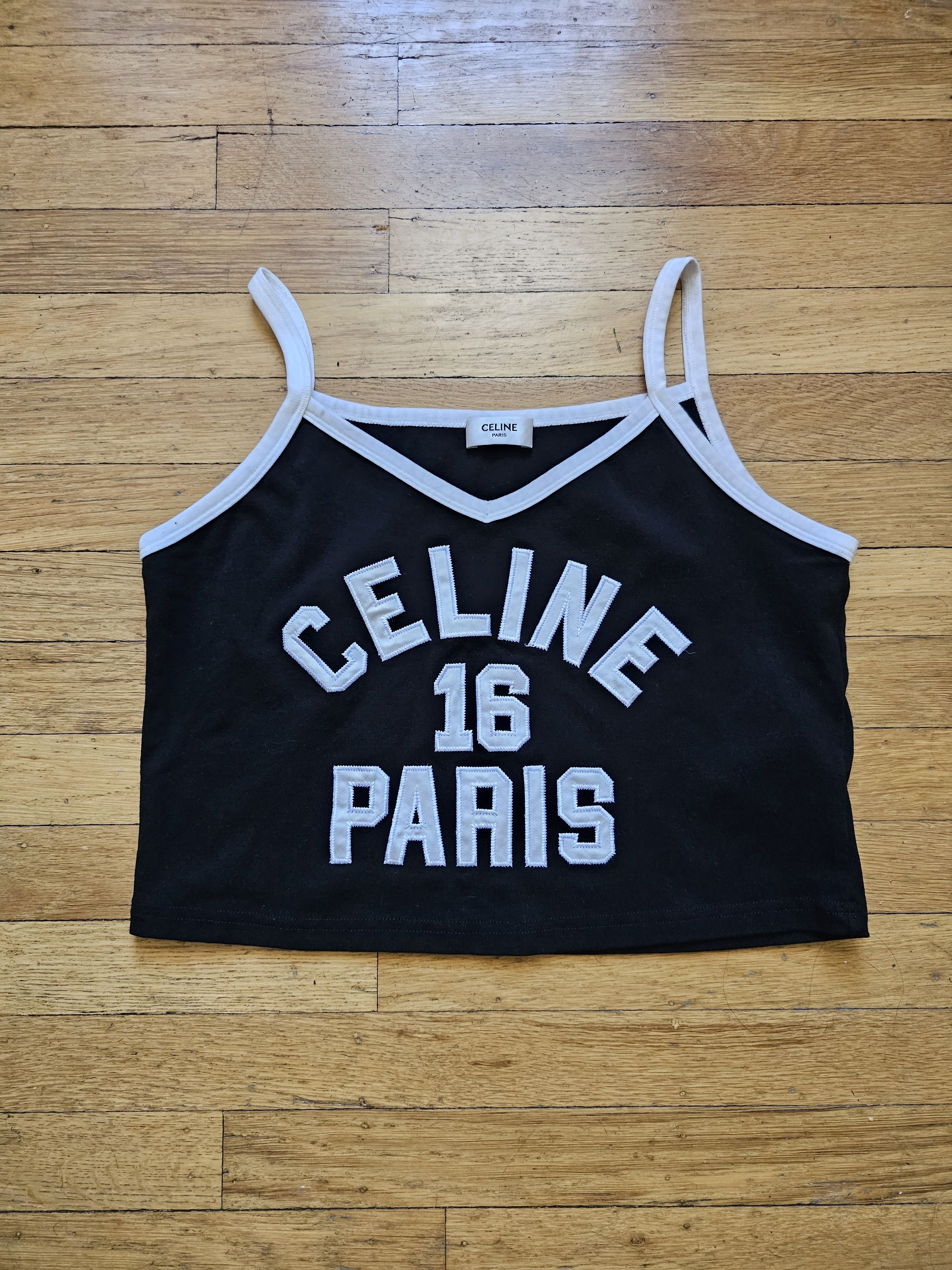 Celine Celine Paris Cropped Tank | Grailed