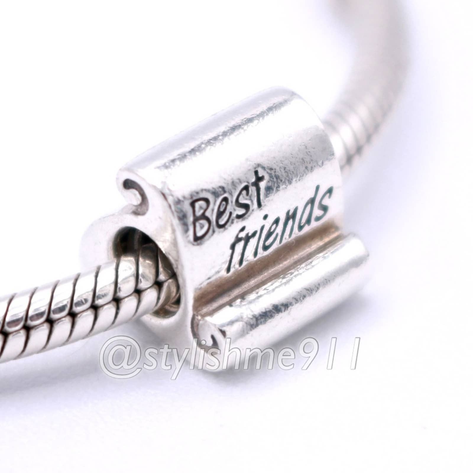 pandora Authentic PANDORA Best Friends Scroll Charm | Grailed