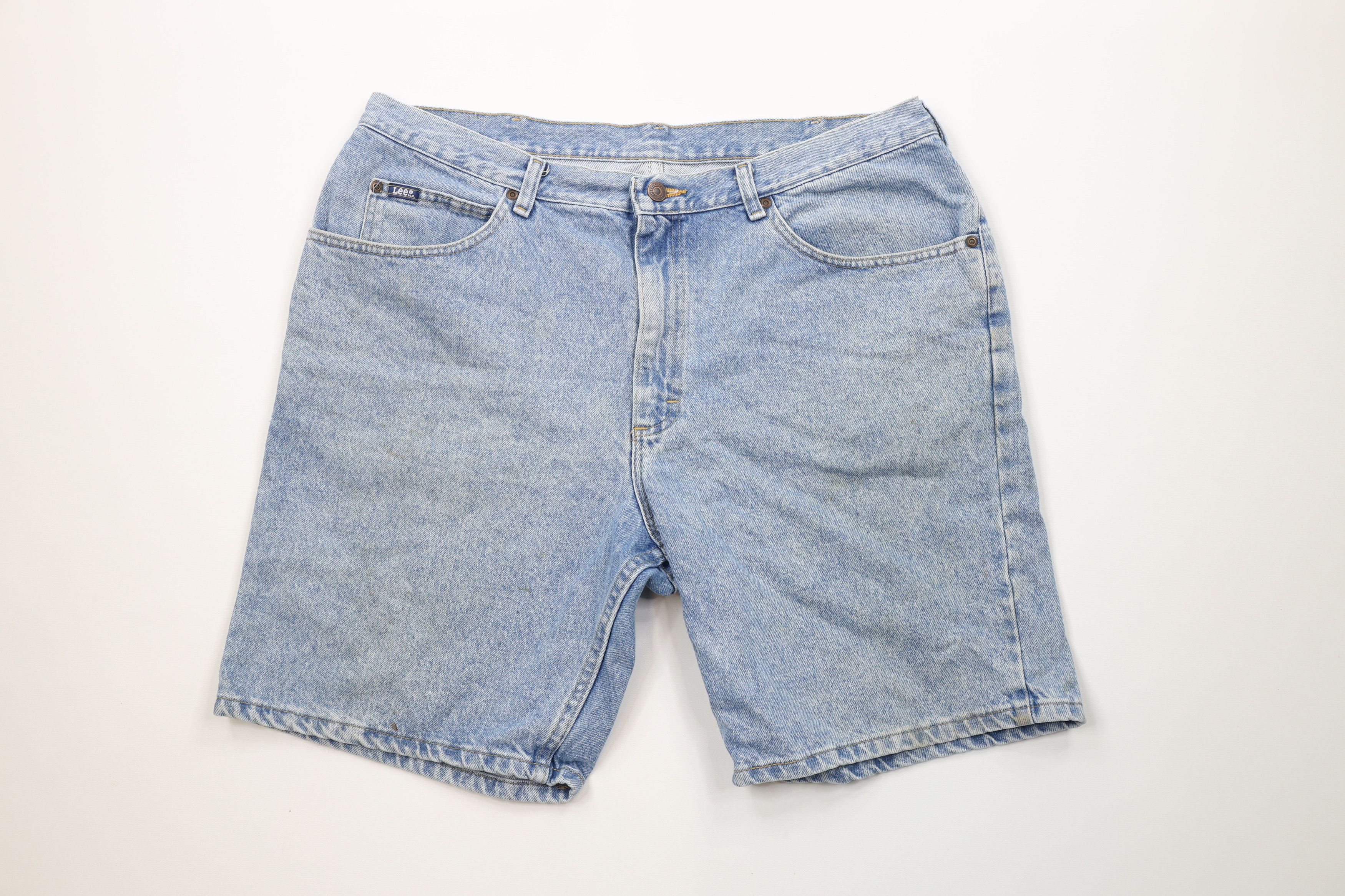 Streetwear × Vintage Vintage 90s Streetwear Above Knee Denim Jean ...