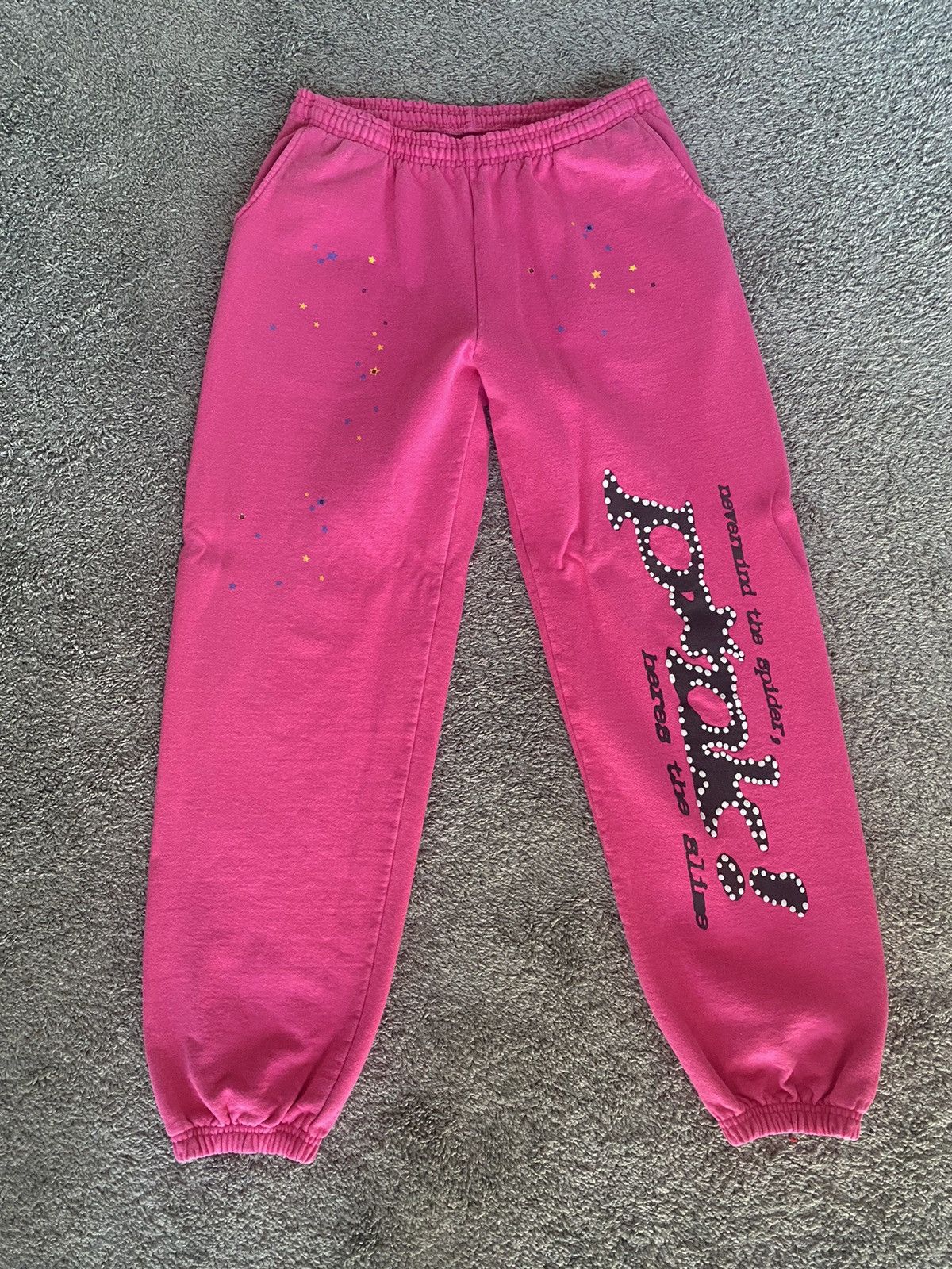 Spider Worldwide Spider Worldwide Pink Sweatpants | Grailed