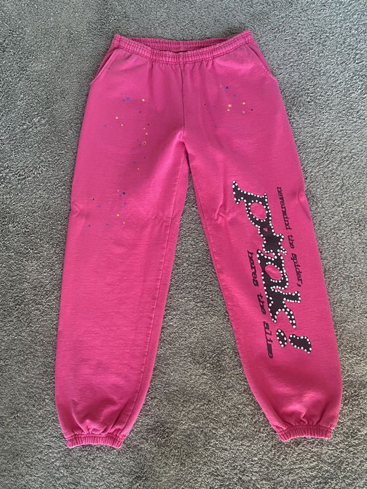 Spider Worldwide Spider Worldwide Pink Sweatpants | Grailed
