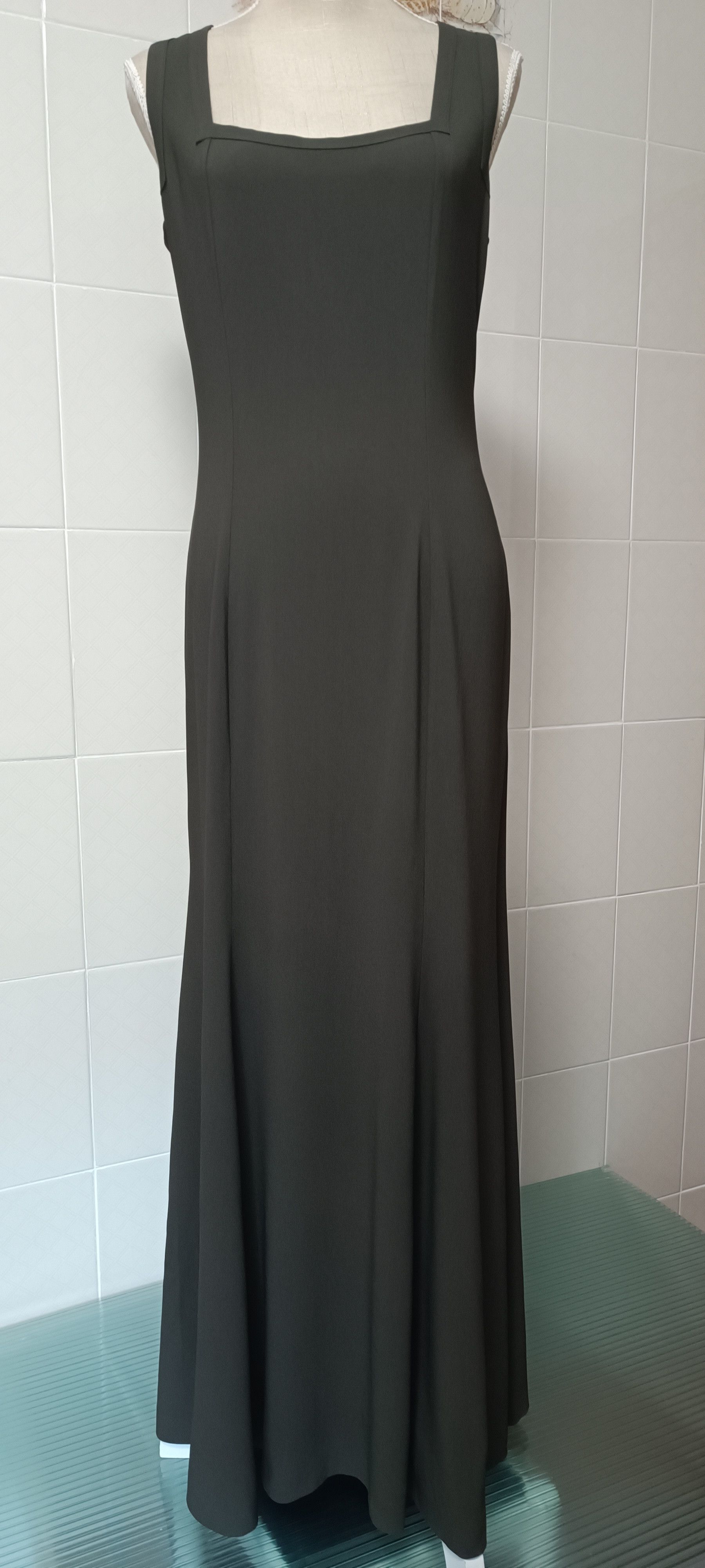 Jean Paul Gaultier 90's -Square neckline maxi dress | Grailed