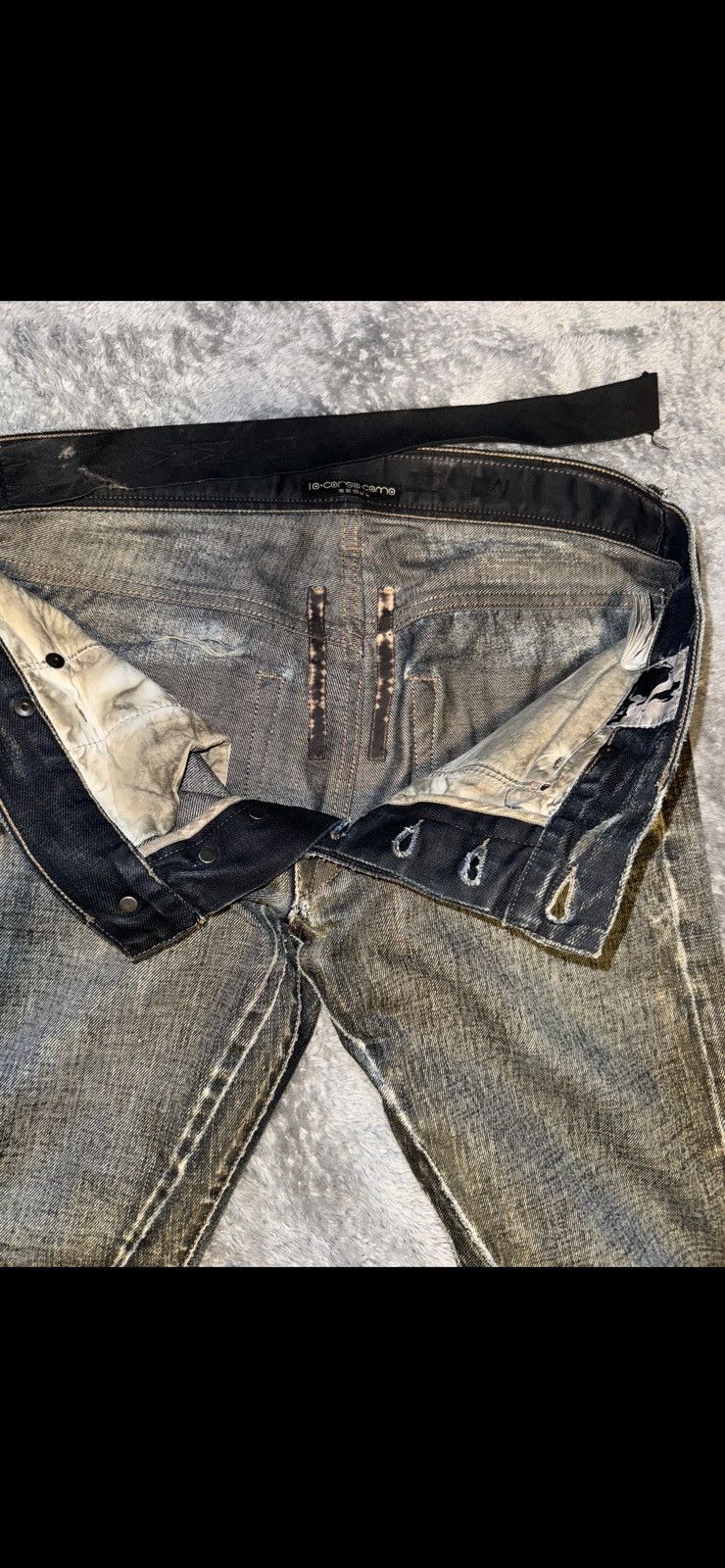 Rick Owens × Rick Owens Drkshdw Rick Owen’s DRKSHDW Dark Dust Denim ...