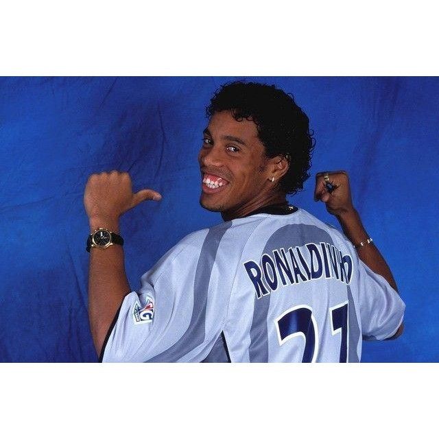 Nike Ronaldinho PSG 2001 2002 DEBUT Soccer Jersey XL | Grailed