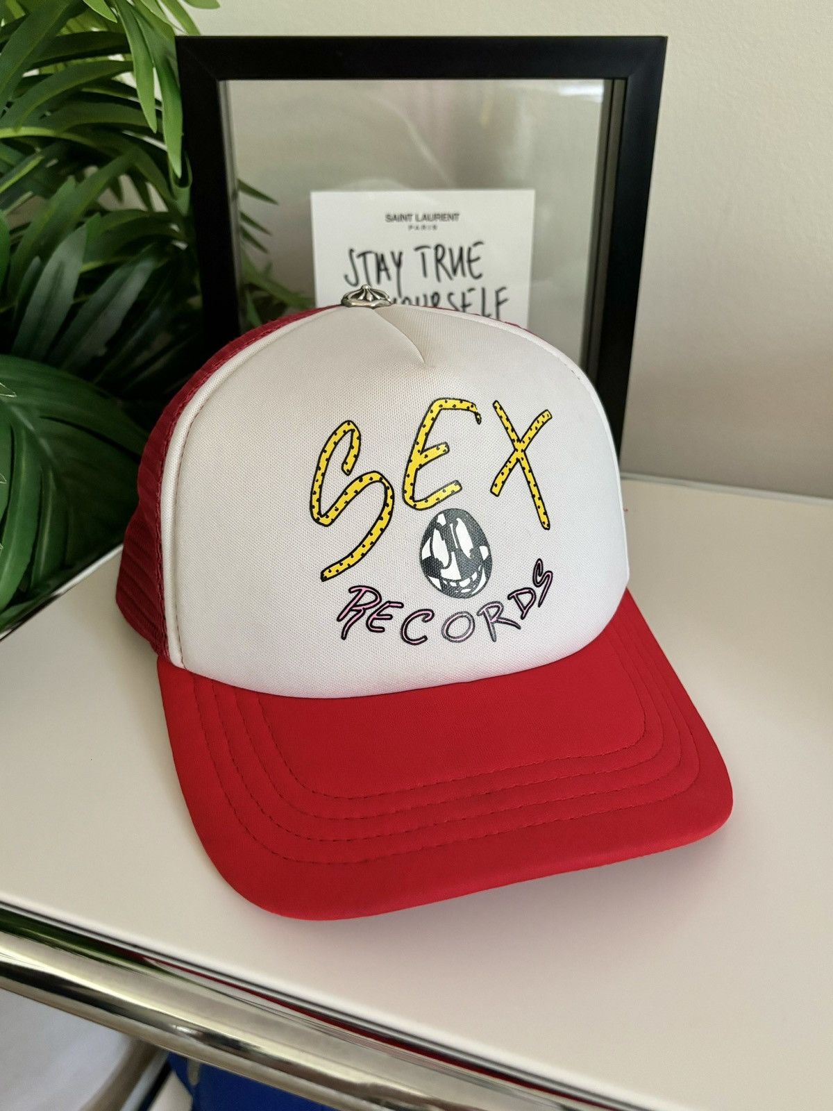 Chrome Hearts Iconic Sex Records Snapback Hat Grailed