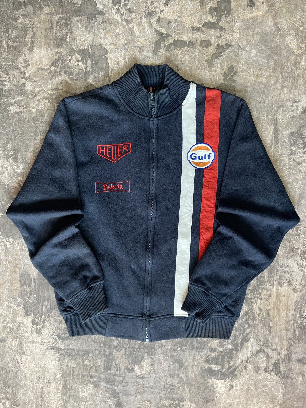 Japanese Brand × Rare × Vintage 💥Vintage Jacket Bomber GULF Hever ...