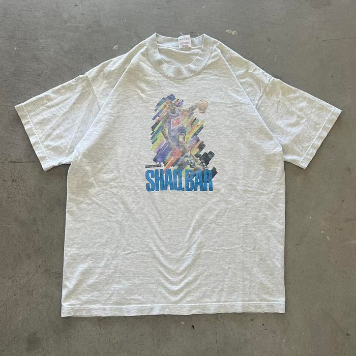 Vintage Vintage 90s Shaq Bar NBA Handprint Basketball O’Neil T-Shirt ...