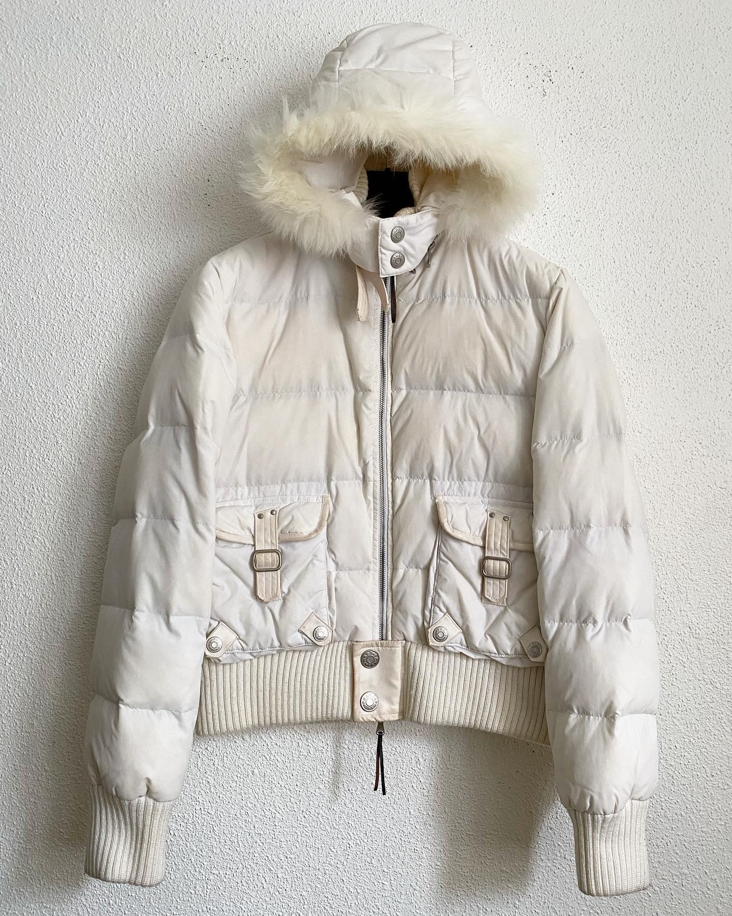Vintage Phard White Puffer Jacket Fur | Grailed