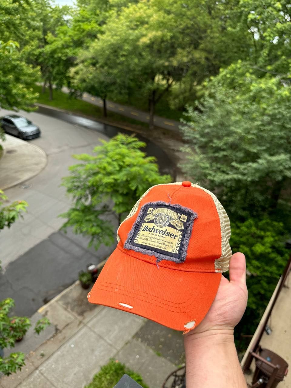 Vintage Vintage Budweiser 1876 Orange Cap Rare Model Y2K 90s | Grailed