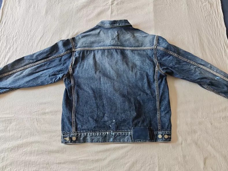 Visvim VISVIM SS 101 DMGD-1010 Splash-wash denim jacket-2506 | Grailed