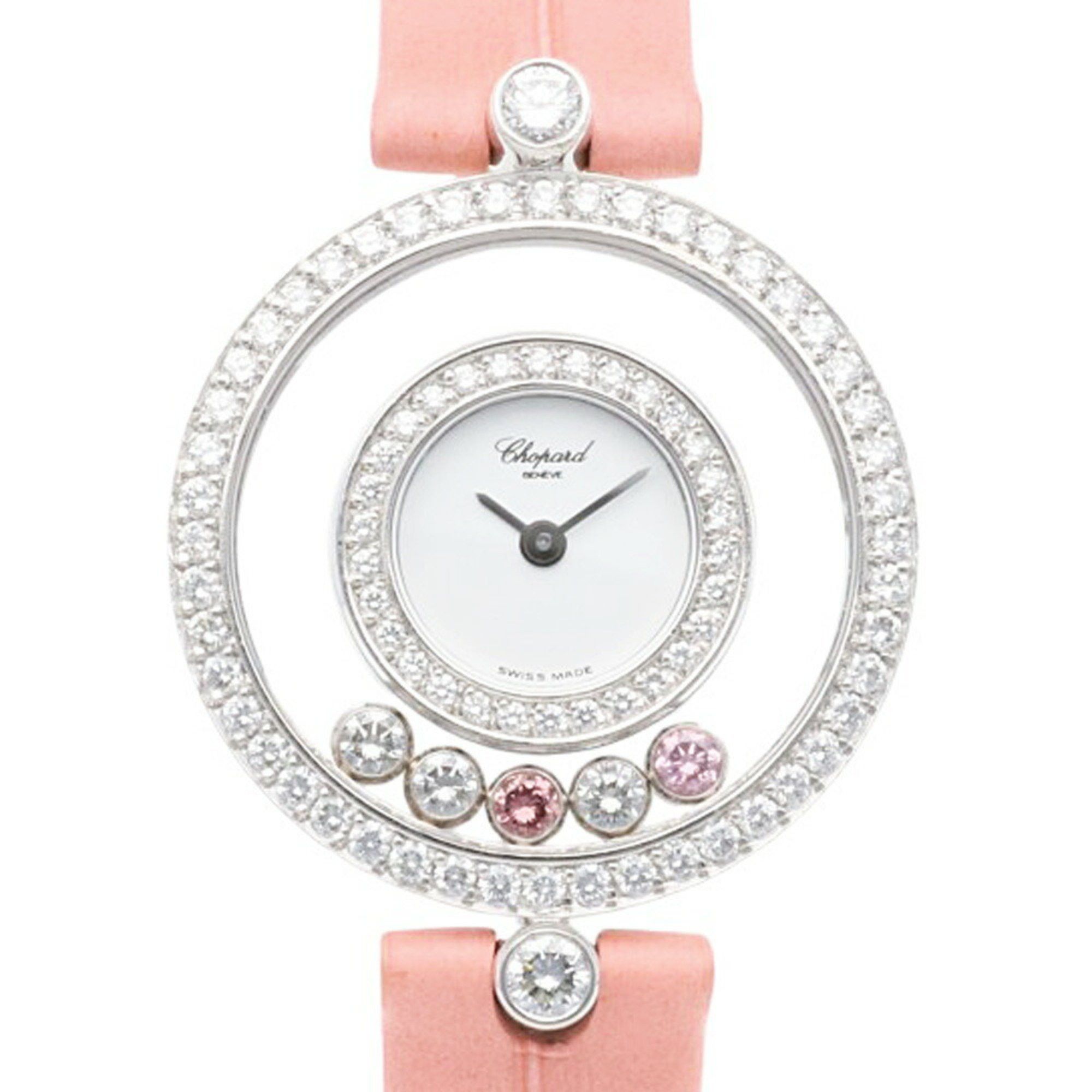 Chopard Chopard Happy Diamonds Watch 18K 20/3957 Quartz Ladies Diamond Bezel Moving Manufacturer ...