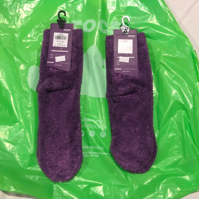 Crocs MCDONALD'S CROCS GRIMACE SOCKS - L/XL SOLD OUT SAME DAY SHIP ...