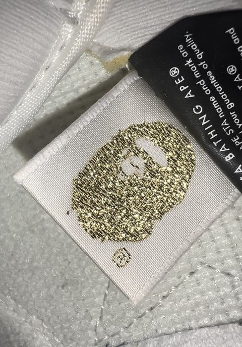 Bape OG Bapesta Triple White | Grailed