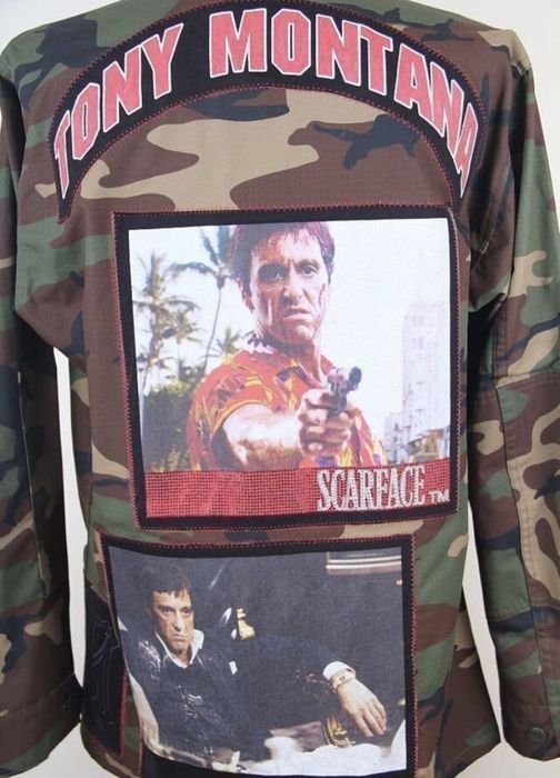 Philipp Plein Phillip Plein Military Tony Montana Scarface Jacket | Grailed