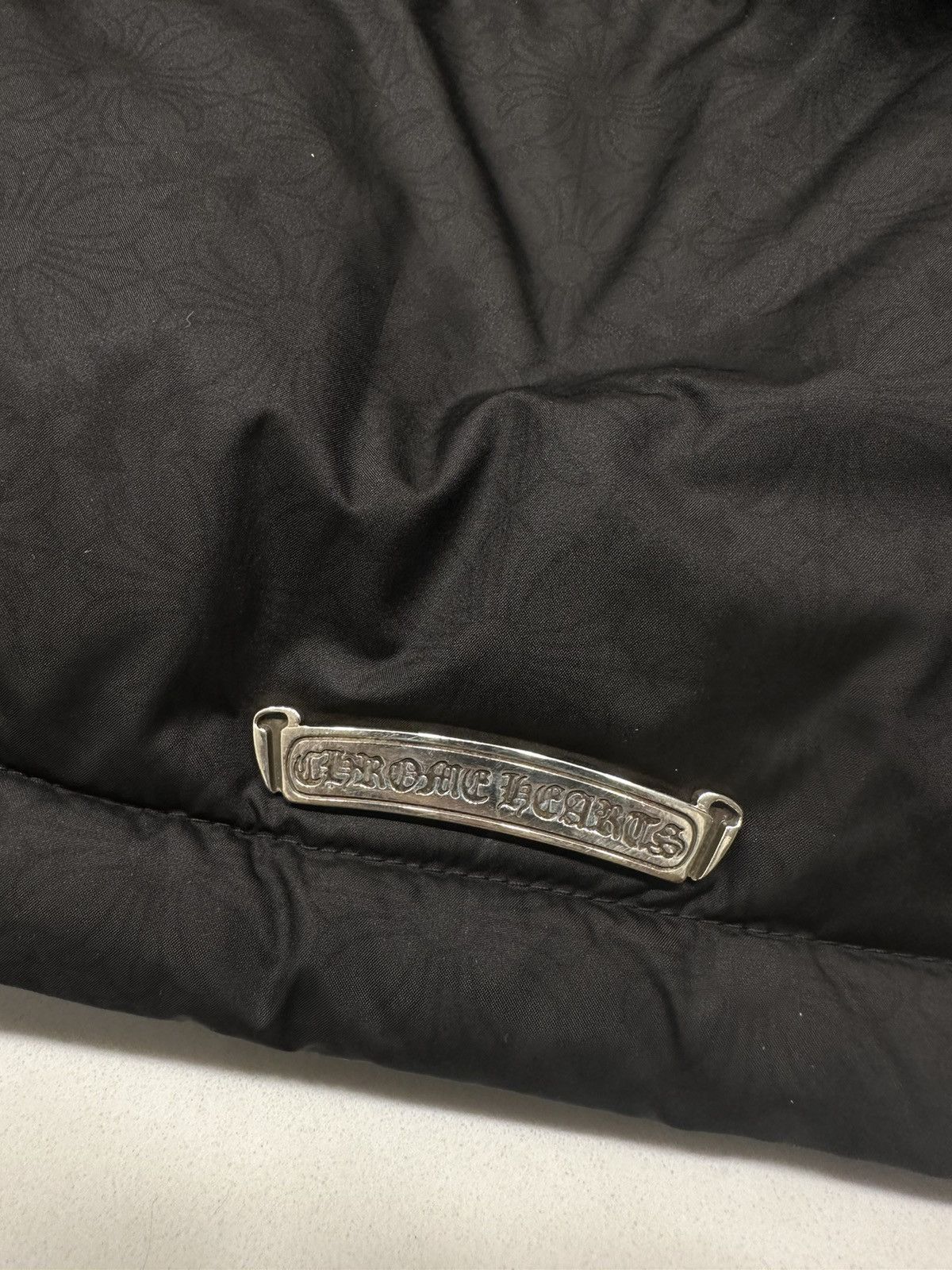Chrome Hearts 🔥Chrome Hearts Black Pattern Stiff V2 Puffer Down Jacket🔥 ...