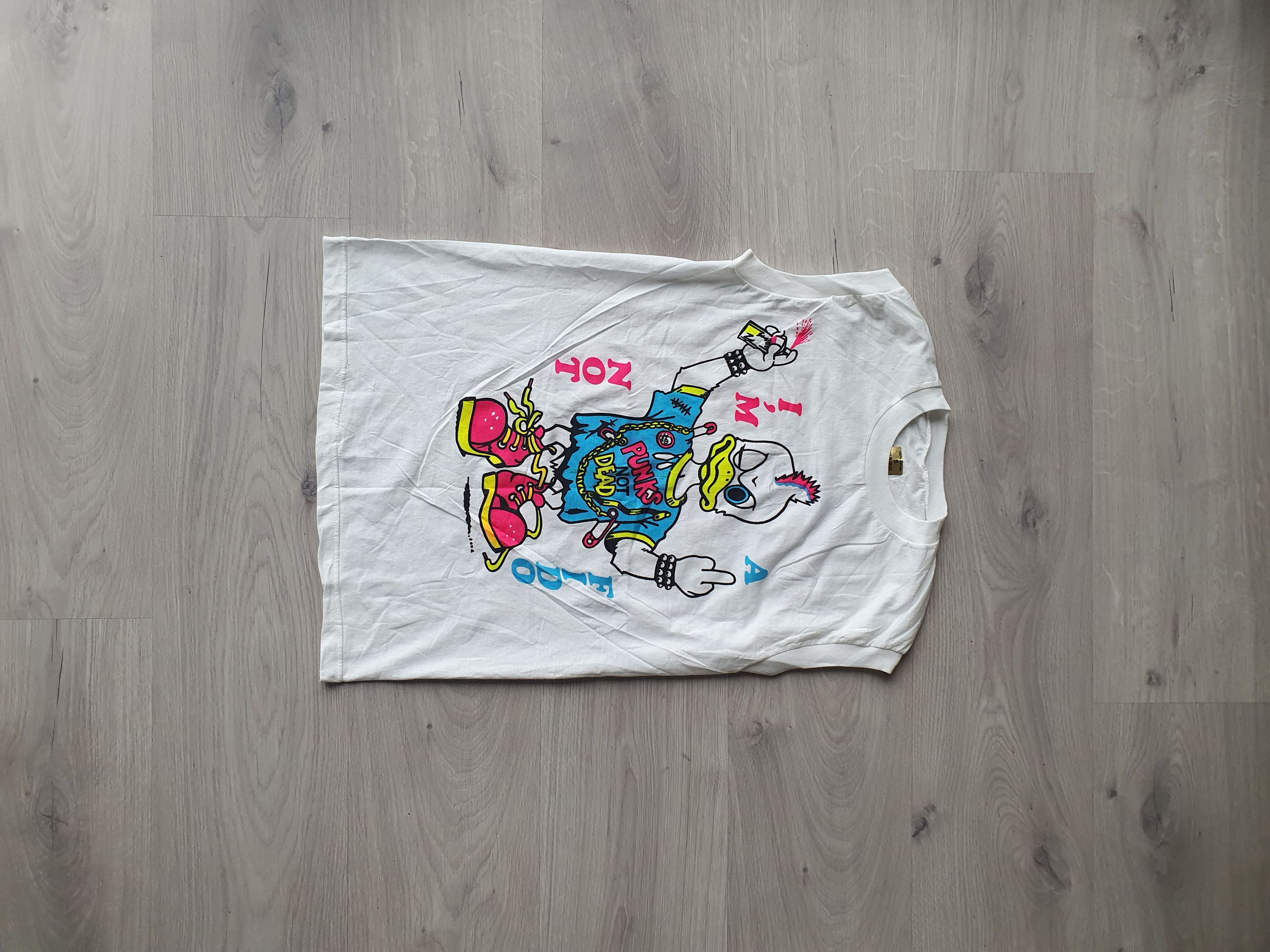 Vintage Bootleg Donald Duck Punks not dead Kurt Cobain 90's | Grailed