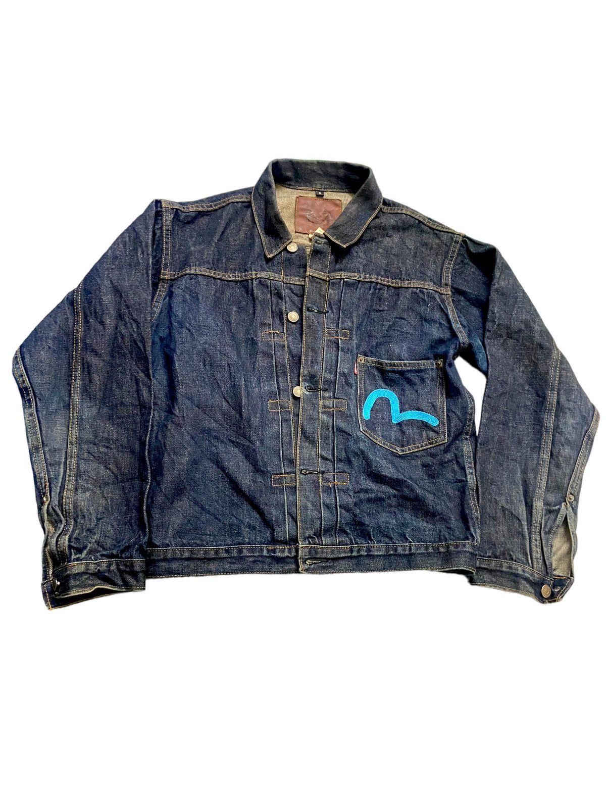 Evisu × Self Edge × Vintage Vintage Evisu No 2 Denim Jacket Selvedge | Grailed