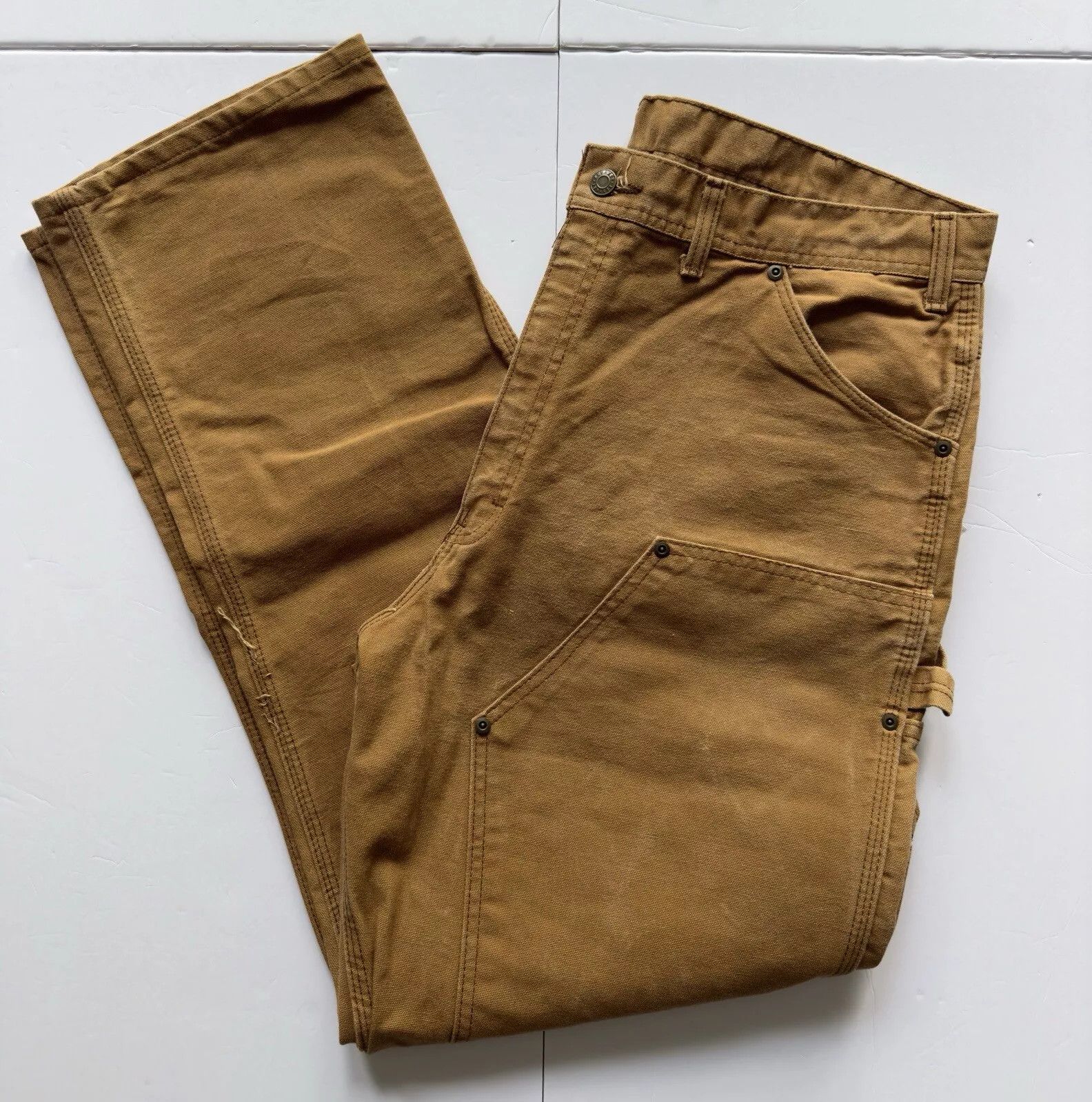 Streetwear × Vintage Vintage 90's Key Carpenter Double Knee Workwear ...